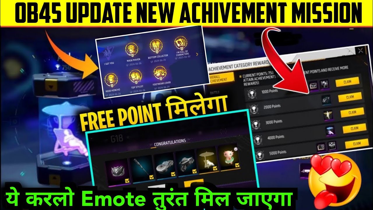 How To Complete New Achievement System Mission In FF After Ob45 new ...