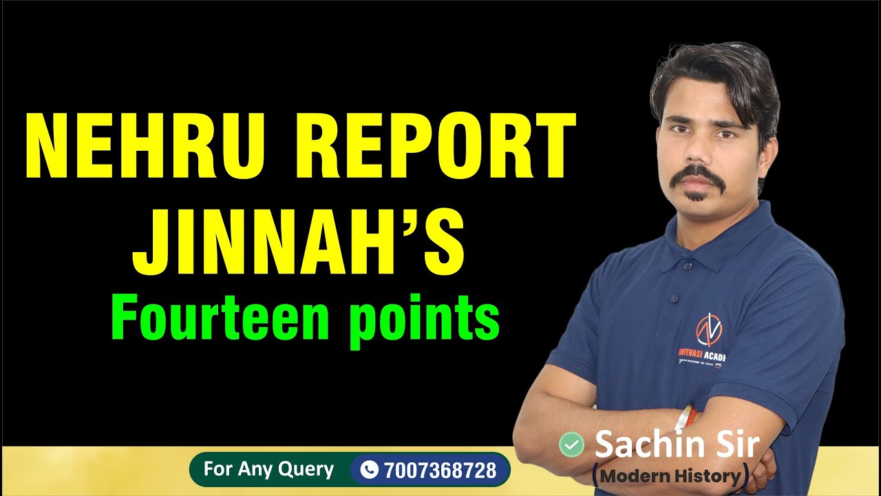 Nehru report and Jinnah’s Fourteen points - YouTube