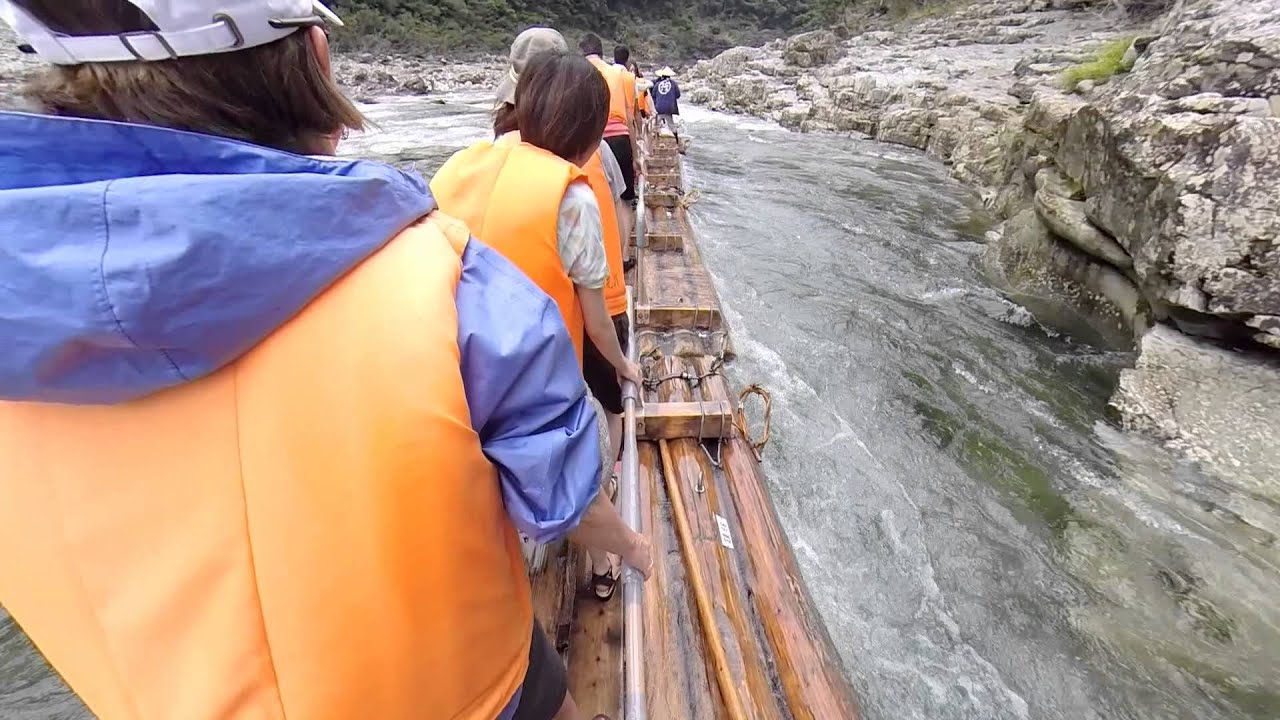 Kitayama Japan Log Rafting - YouTube
