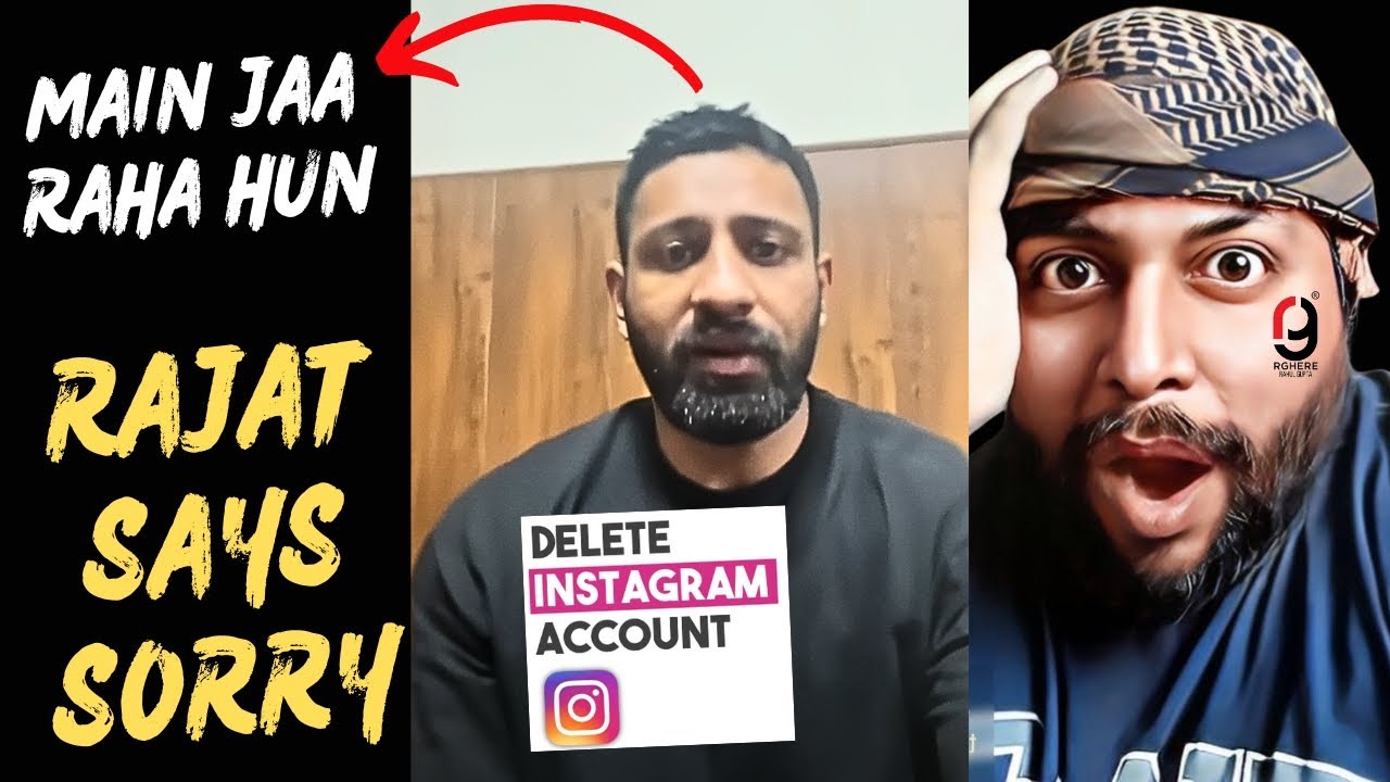 RAJAT DALAL SAYS SORRY | REACTION BY RG | RAJAT DALAL FITNESS ...