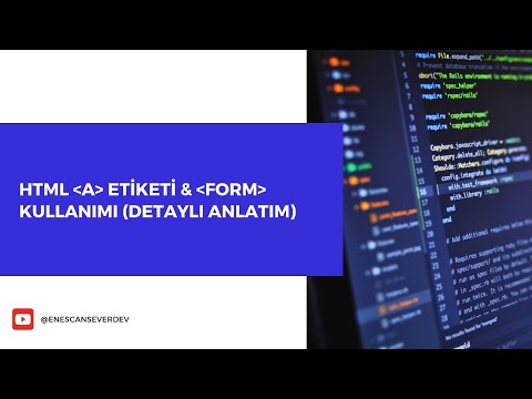 HTML a Etiketi & Formlar 📌 Bağlantılar ve Form Kullanımı (Detaylı Anlatım!)