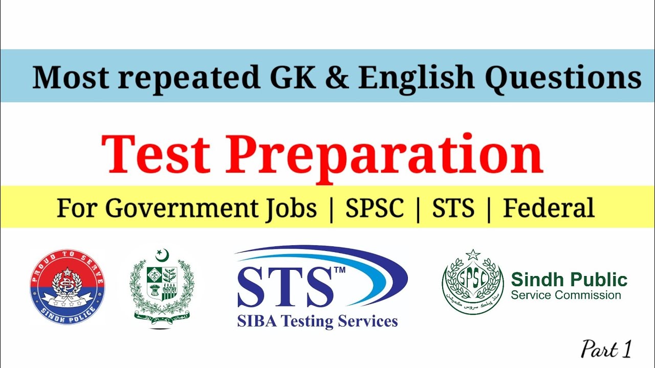 Test preparation for Govt Jobs | Important Questions| STS | ASF ASI ...