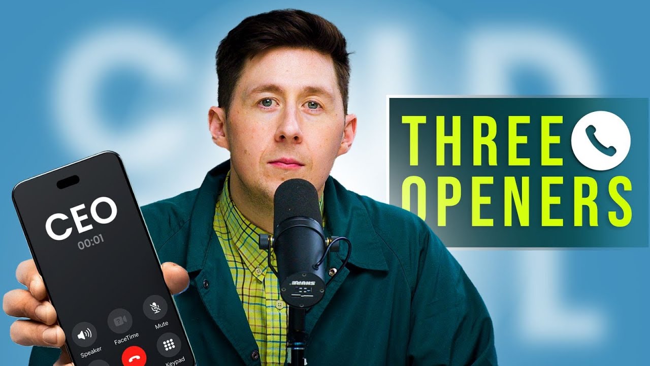 The Best Cold Call Opening Lines 2025 (90% Success Rate) - YouTube