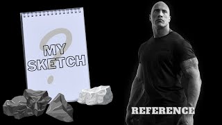 How to Draw Sketch of The Rock |Dwayne Johnson | The Ro... | Doovi