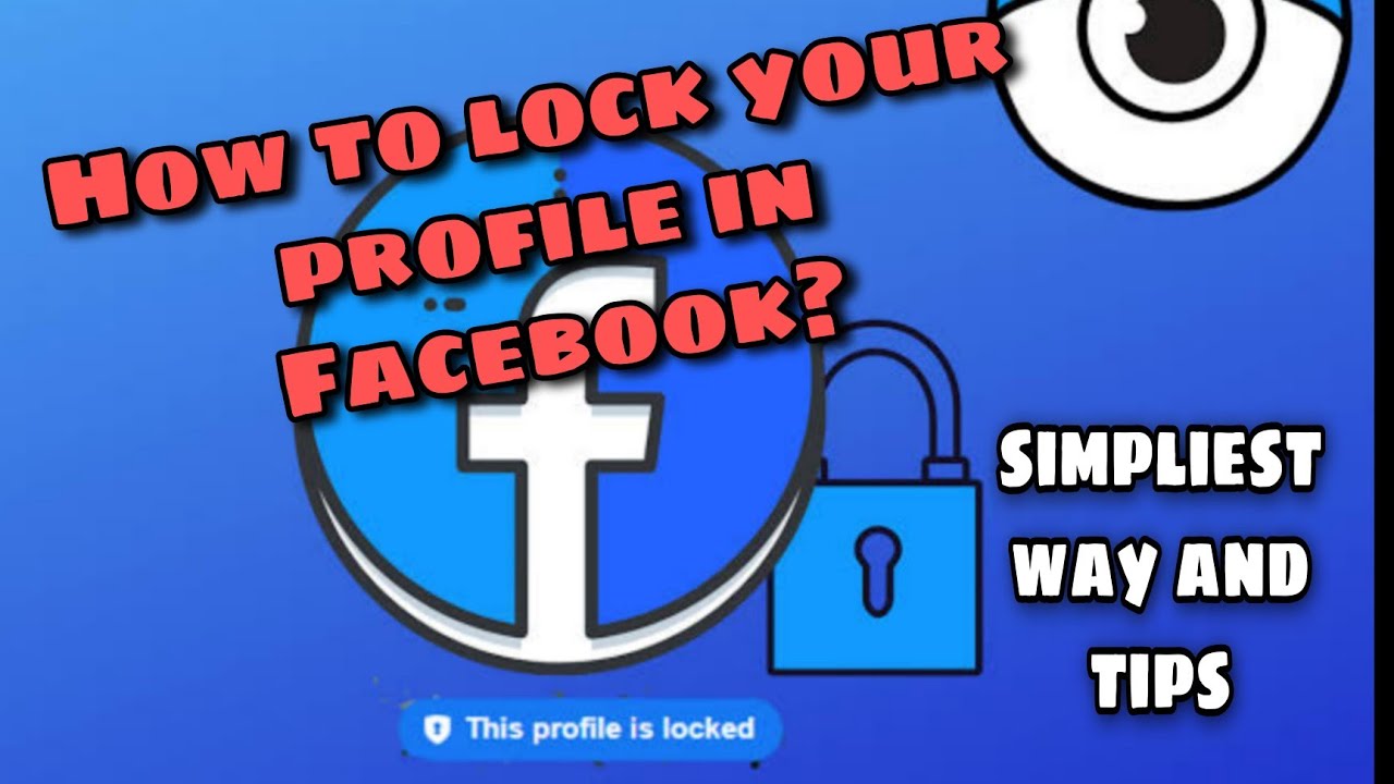 How to lock your Facebook account? | Paano nga ba I-lock ang Facebook ...