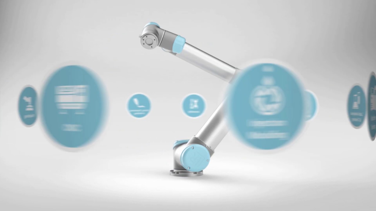 Injection molding by Collaborative robots - YouTube