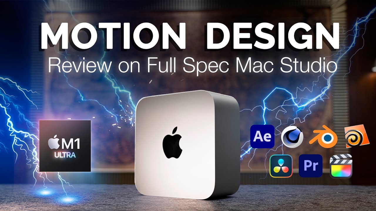 M1 Ultra Mac Studio Motion Design開箱評測 ! After Effect / Blender 3.3 ...