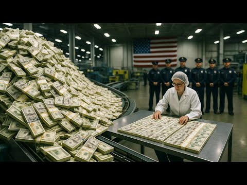 Milyonlarca Dolar Amerika'nın EN BÜYÜK Fabrikasında Nasıl Basılıyor
