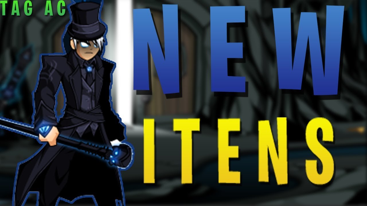 =AQW= New itens + Formal Dark Caster set (FREE) - YouTube