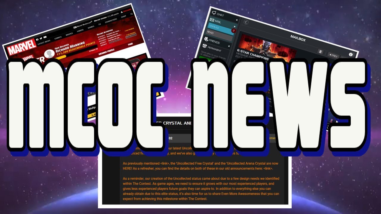 6 Stars Coming Soon, Marvel Insider, Grandmaster Crystal + Calendar ...