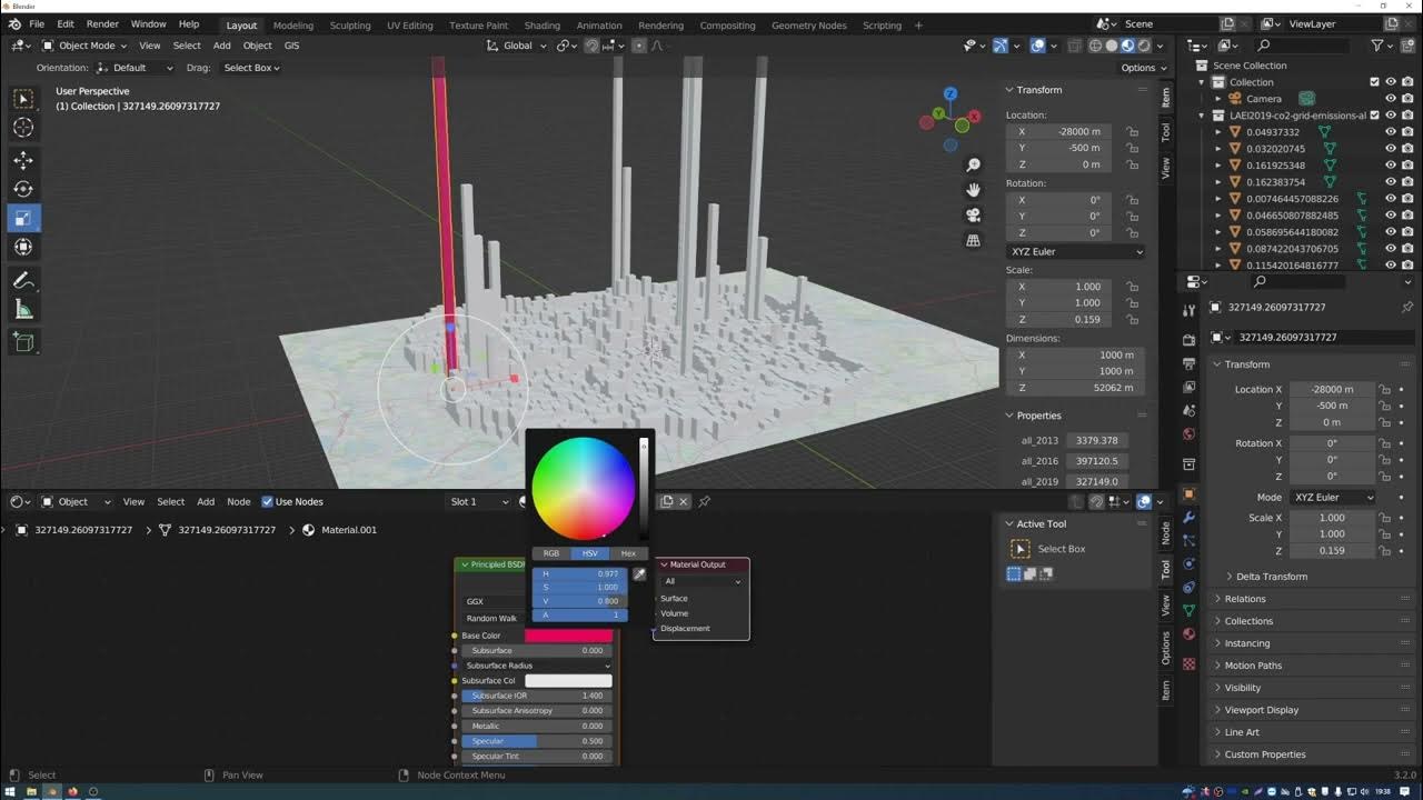 Importing Shapefile Data with Blender - YouTube