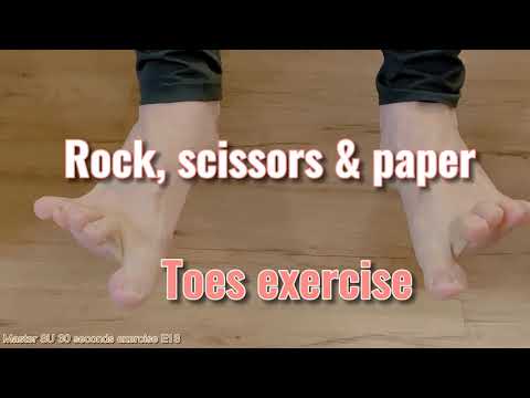 Play rock paper scissors with your feet - YouTube