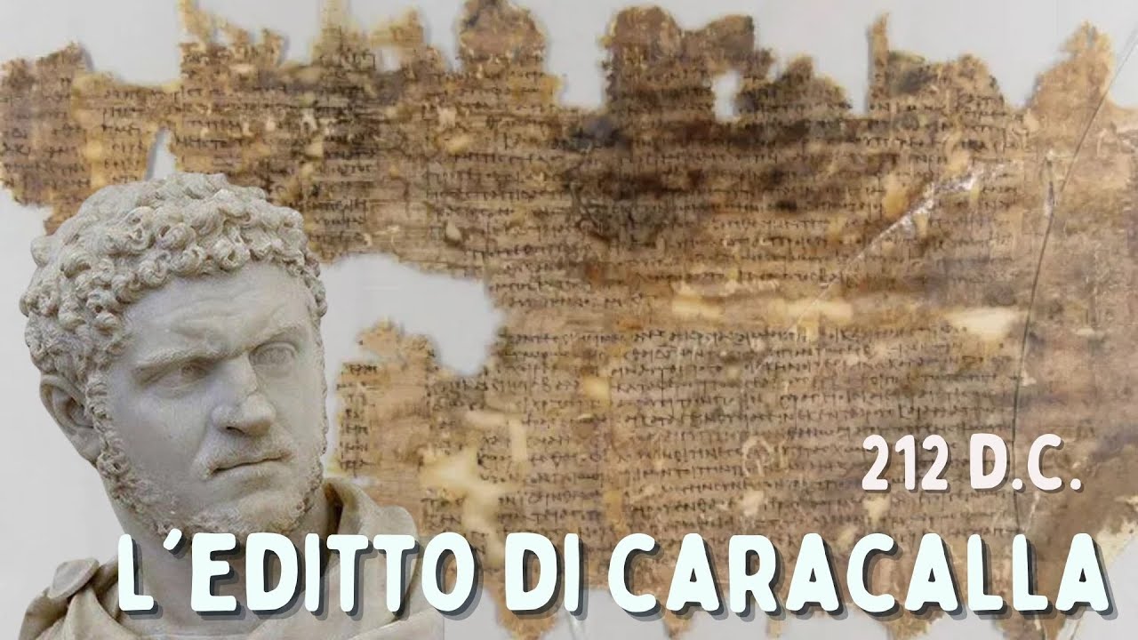La constitutio Antoniniana (editto di Caracalla) - YouTube