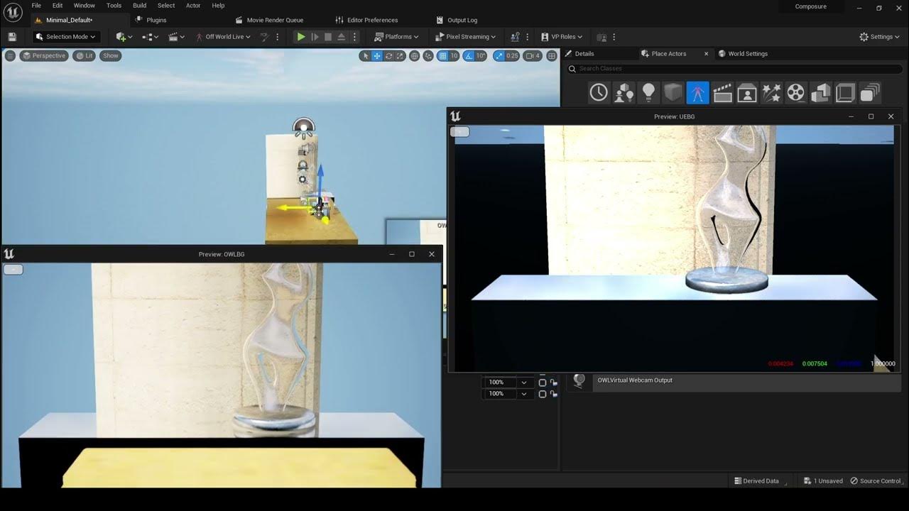 How to add a CG Element with full Post Processing in Unreal Engine Composure: Beginners Guide ...