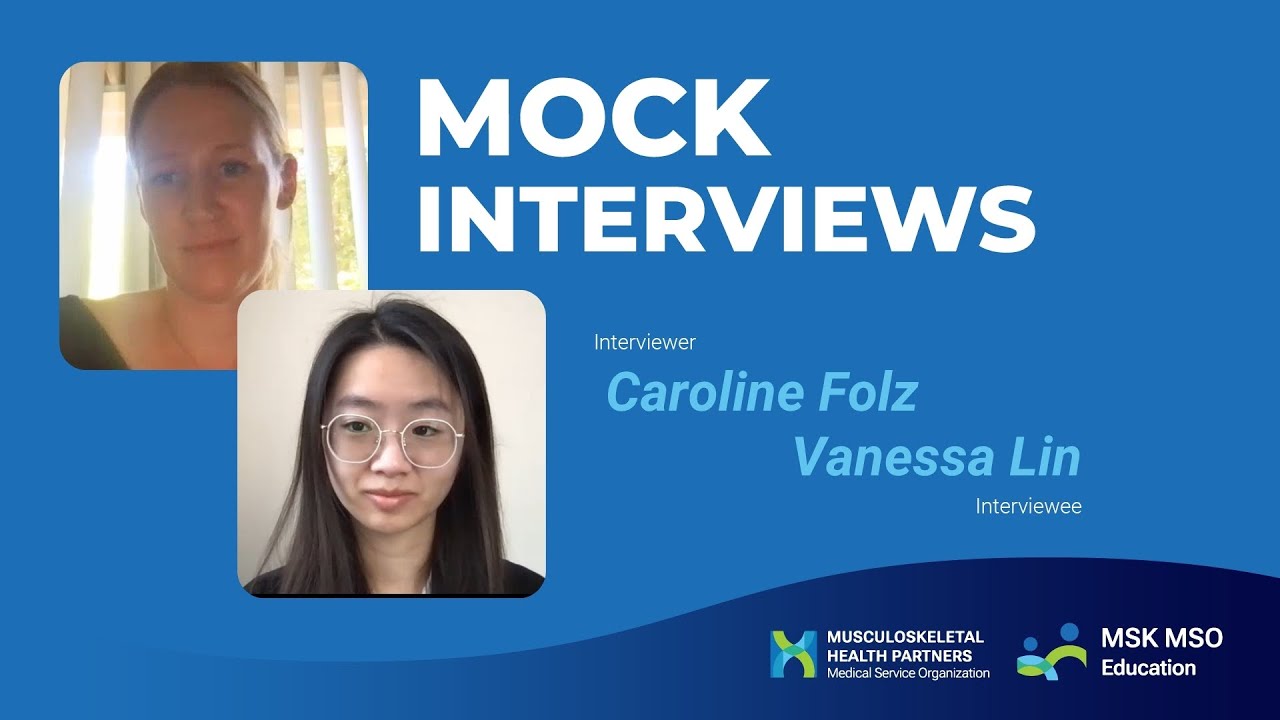 Vanessa's Mock Interview with Caroline Folz - YouTube