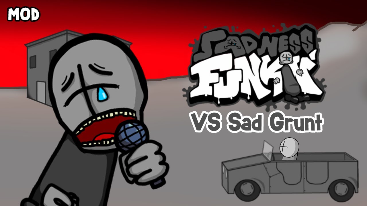 VS Sad Grunt FULL WEEK hard. Sadness Funkin. Friday Night Funkin. FNF ...