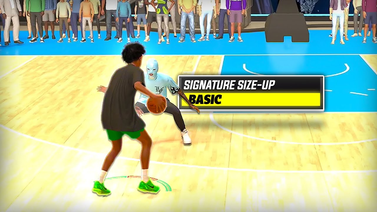 NBA 2K24 but I can only use BASIC DRIBBLE ANIMATIONS... - YouTube