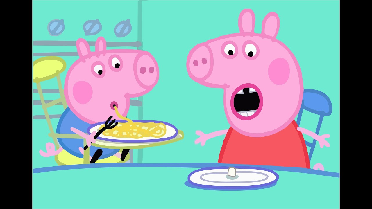 Peppa Pig's Noodle Drawing Adventure! - YouTube