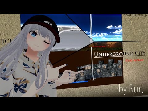 【VRChatワールド紹介】るりさんぽ_in UNDERGROUND CITY - YouTube