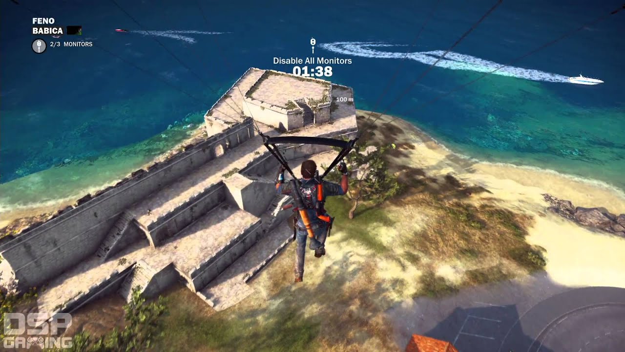 Just Cause 3 playthrough pt11 - Another Town Freed + Boat Race - YouTube