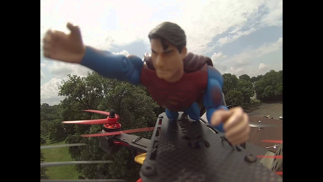 superman fly drone - YouTube