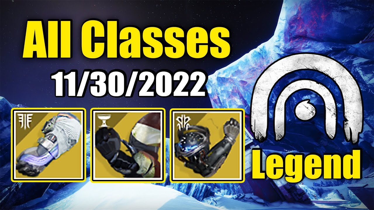 LEGEND LOST SECTOR TODAY "ALL CLASSES" 11/30/2022 - YouTube