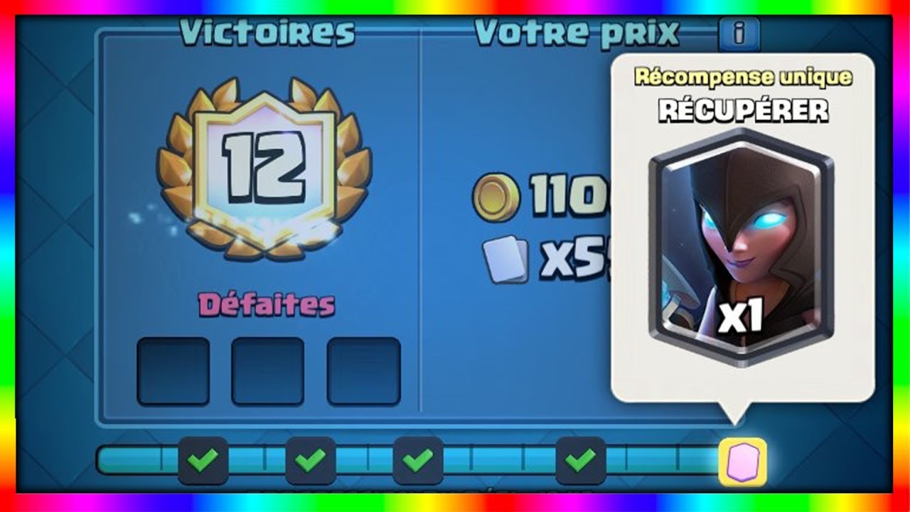 12 VICTOIRES AU DEFI DE LA SORCIERE DE LA NUIT !! - Clash Royale - YouTube