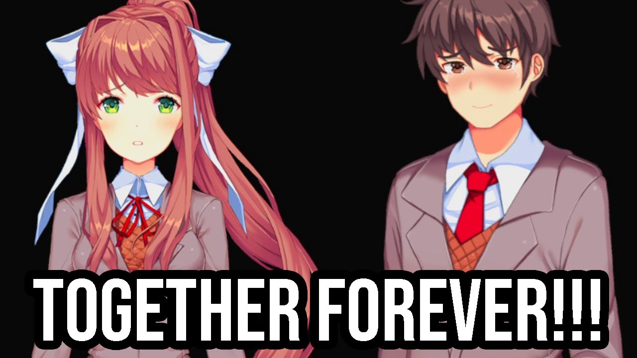 MC and Monika in The Void!!! (DDLC MOD Her Final Momento) FULL - YouTube