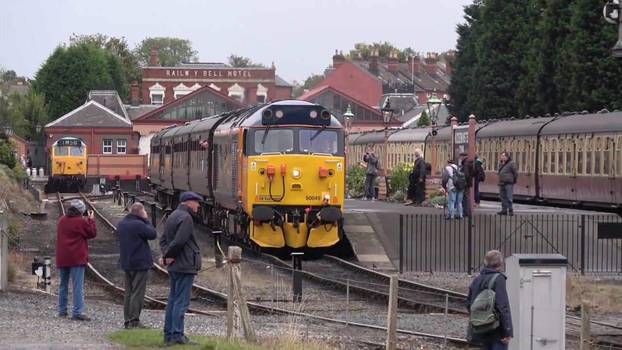50049, D821, 20189, 50007, 66139 and 50033. SVR Autumn Diesel Gala 2019 ...