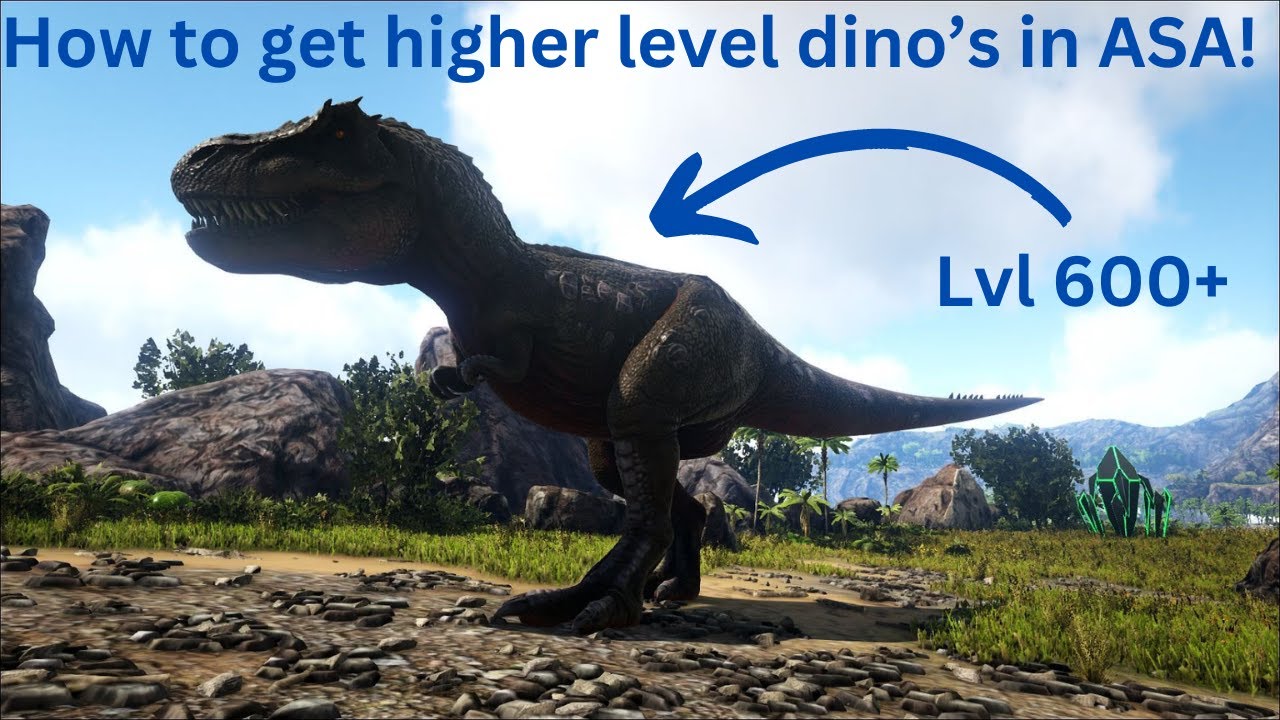 How to get high level Dino's in ASA!!!! - YouTube