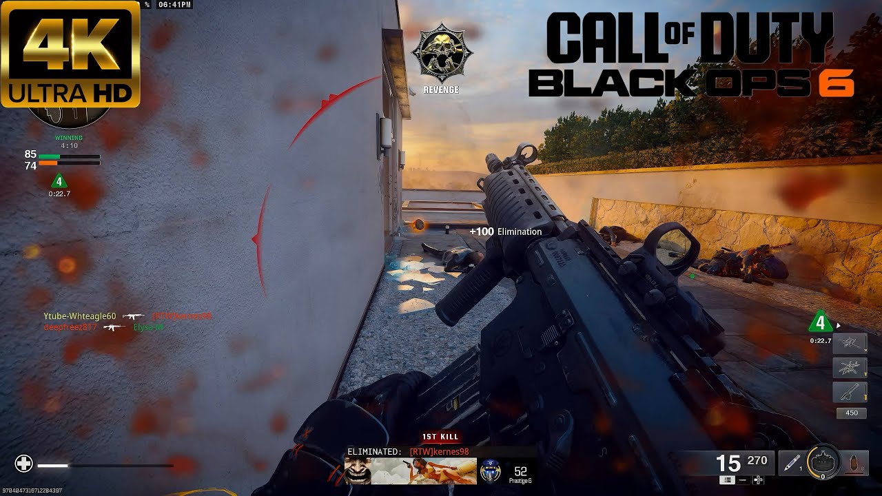 Call of Duty Black Ops 6 4K Multiplayer Gameplay - YouTube