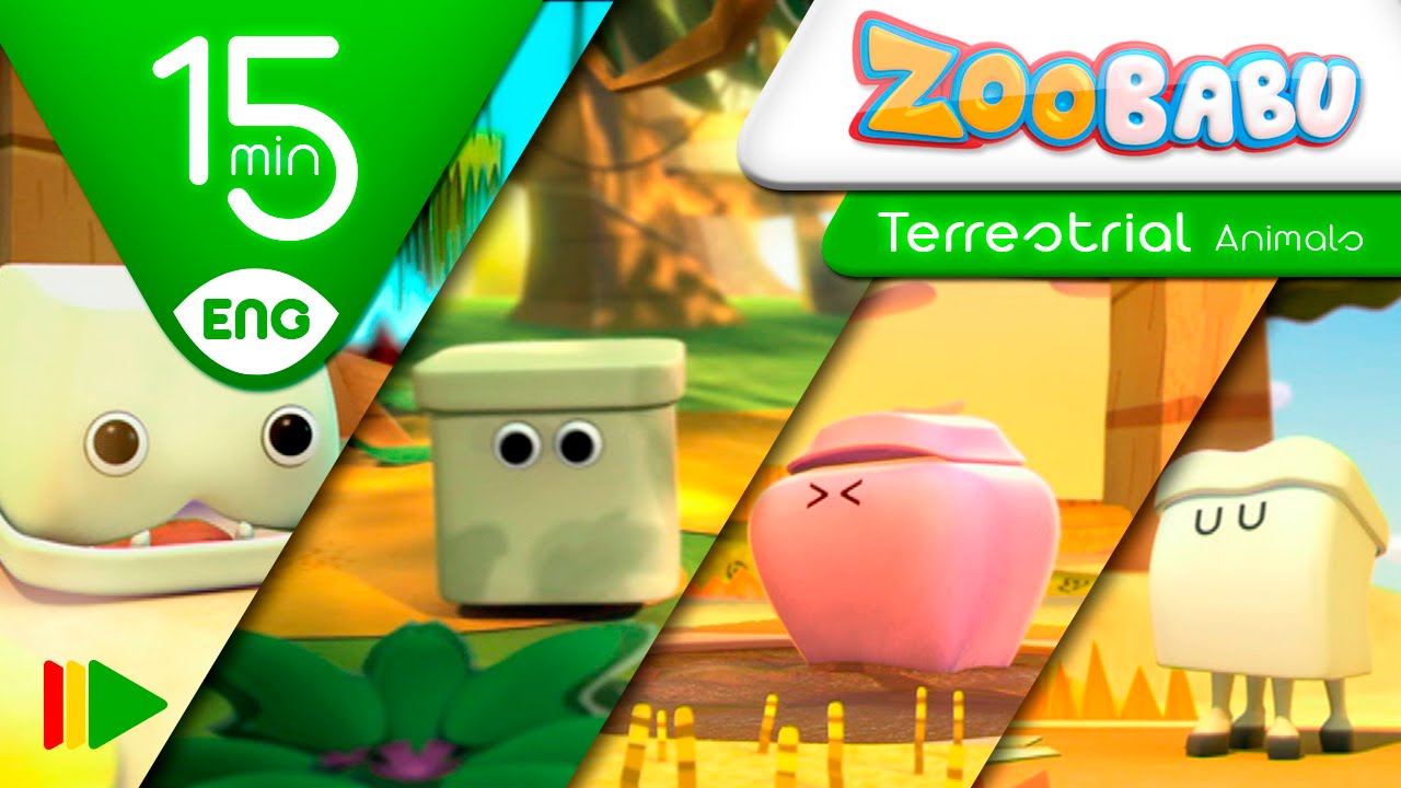 Zoobabu | Collection 09 (Terrestrial Animals) | Full episodes for kids ...