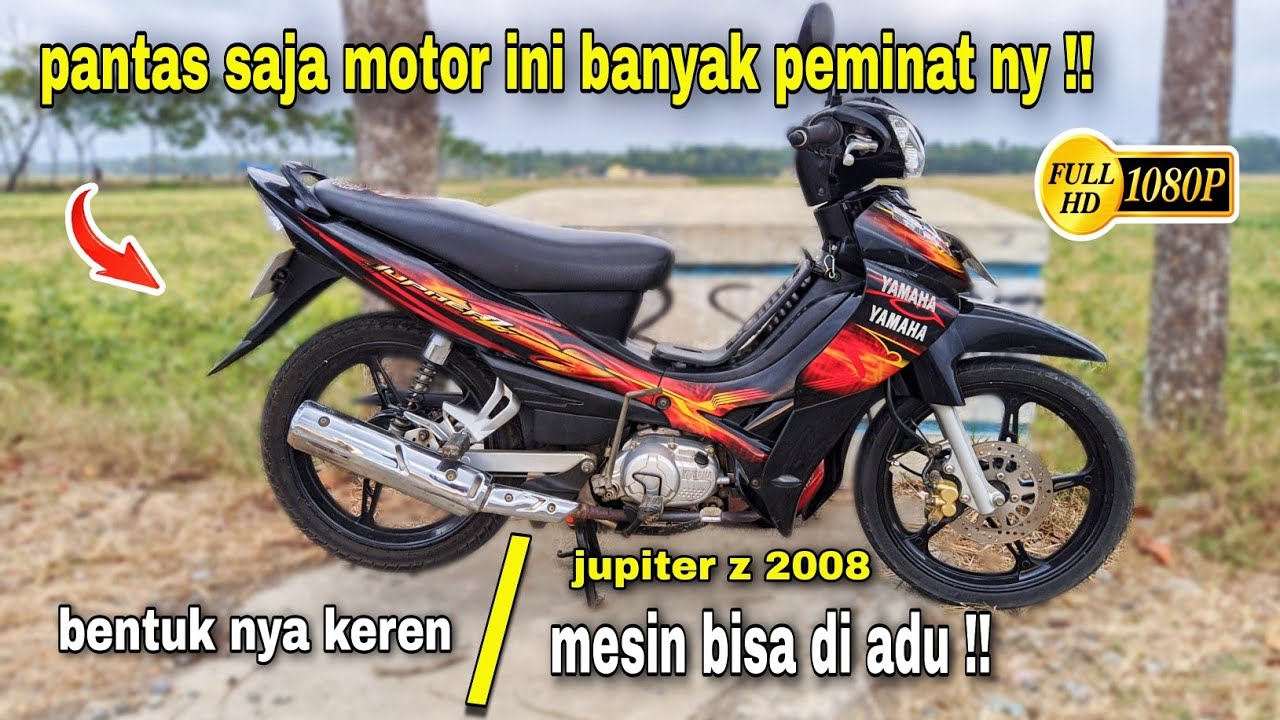 kelebihan yamaha jupiter z karburator, jupiter burhan tahun 2008 - YouTube