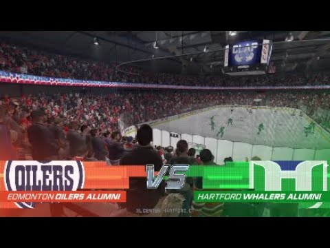 PS4 NHL 20 Edmonton Oilers Alumni Vs Hartford Whalers Alumni - YouTube