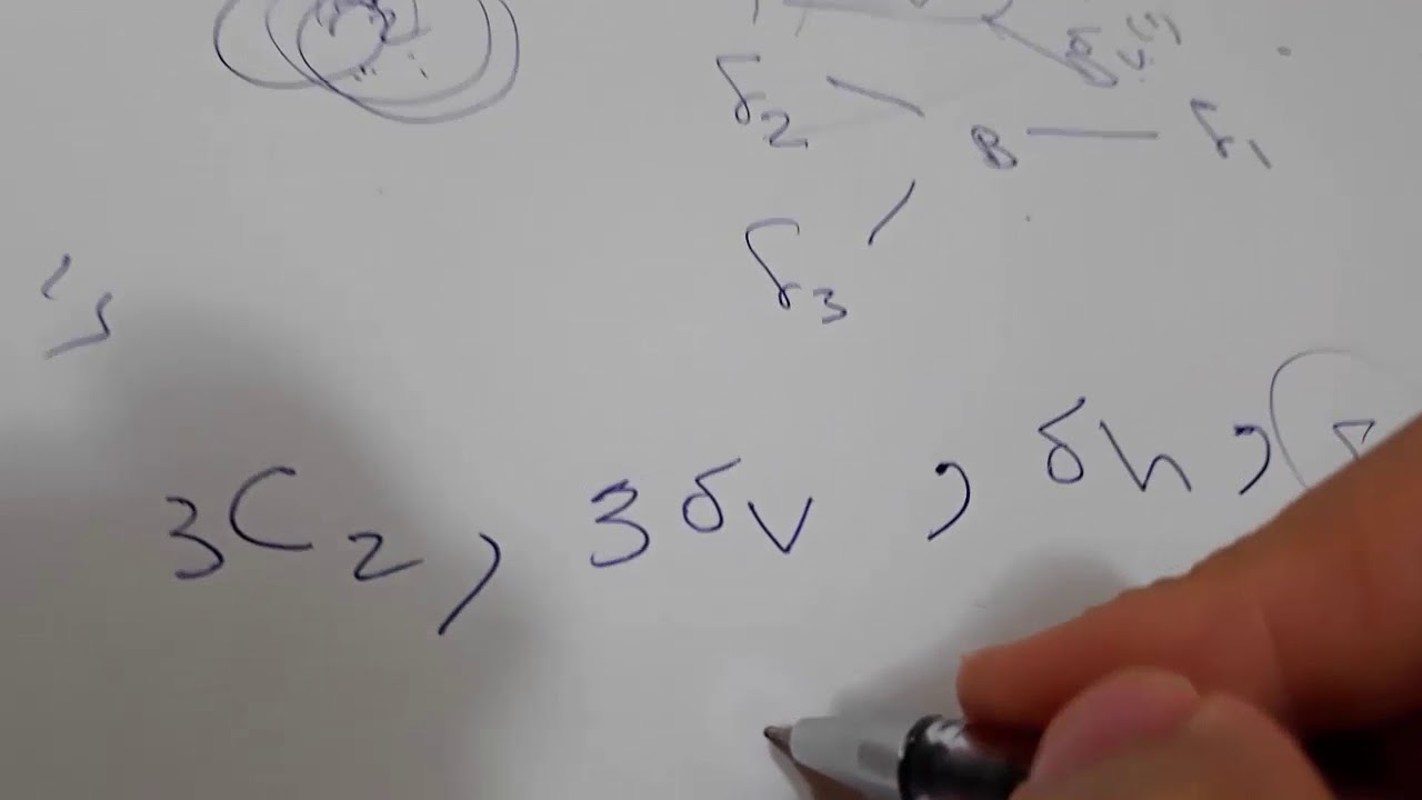 Lec. 5 symmetry operations of BF3 molecule (the final part) - YouTube