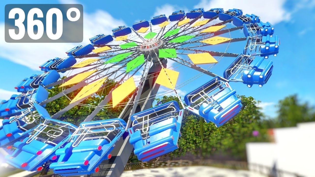 [360° video] Ferris Wheel Nintendo Switch VR 360 degree Roller Coaster ...