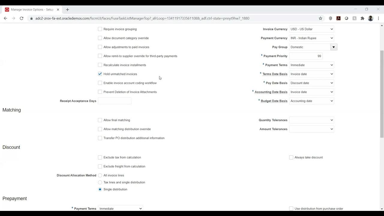 Oracle Fusion - AP Config Part II - YouTube