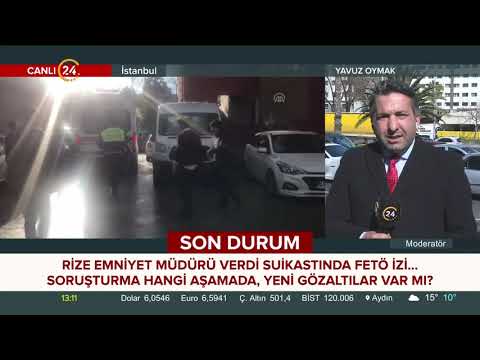 Rize Emniyet Müdürü makamında şehit edildi
