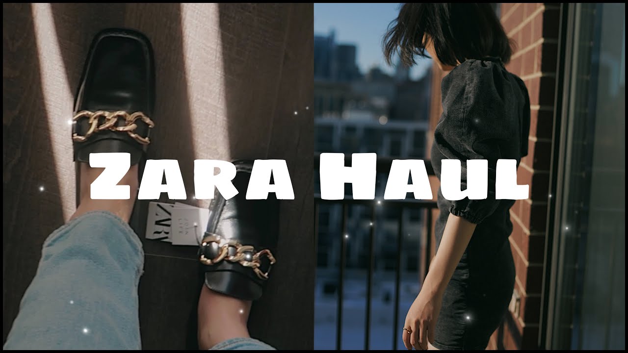Zara Try-On Haul 2020 (4K) | Zara春夏款开箱 试穿 | 初夏的小裙子 打底衫 神仙裤子 | Unique Yu ...