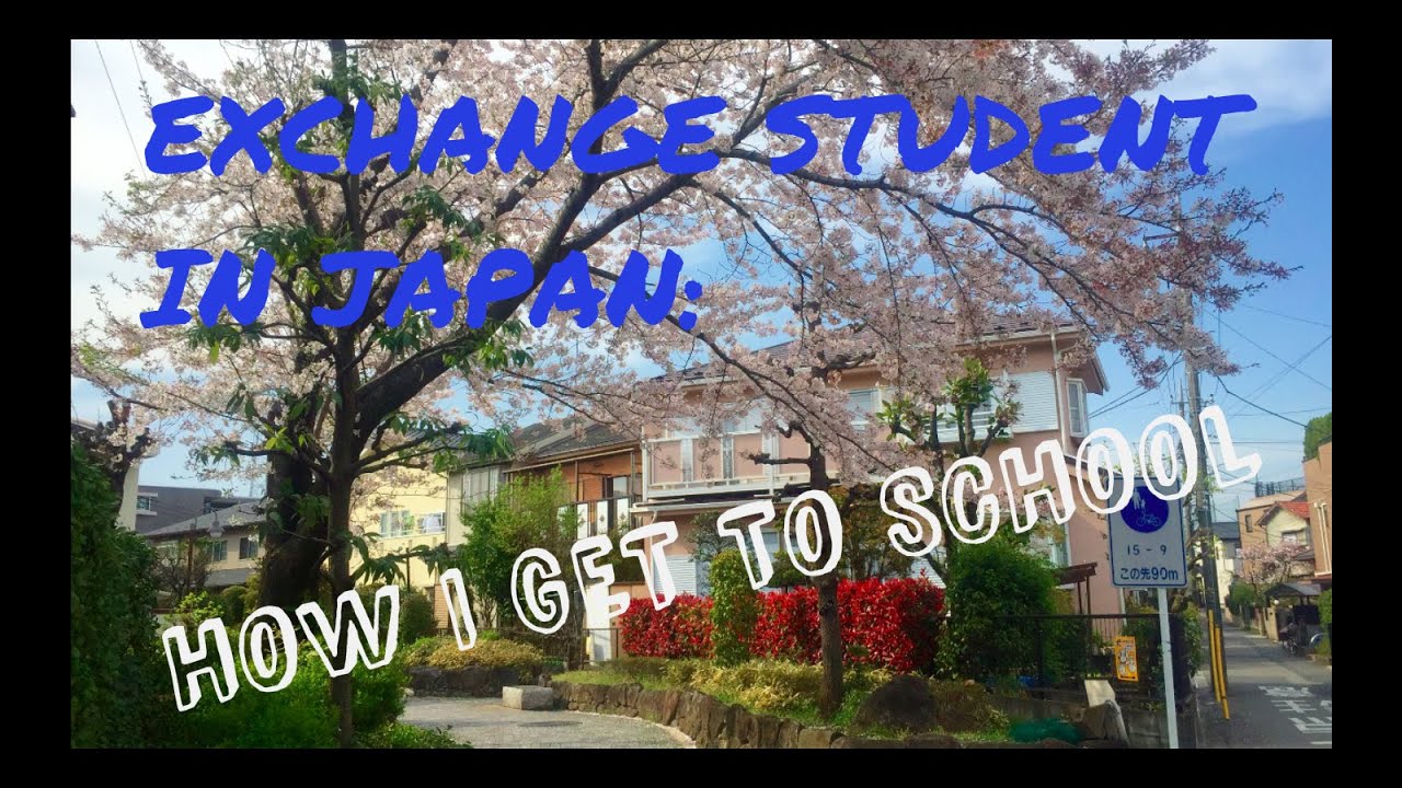 Exchange Student in Japan: How I get to school! - YouTube