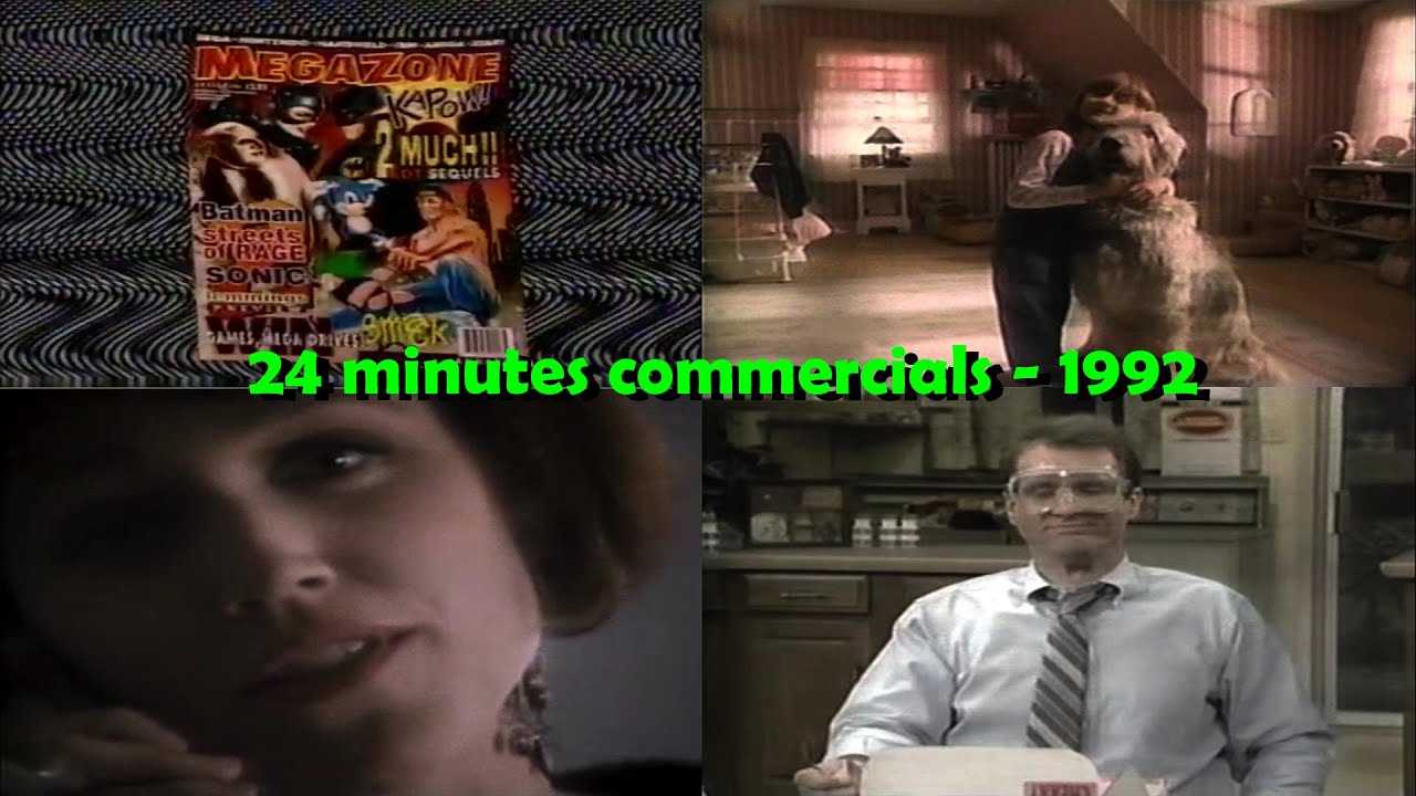 Commercials from 1992 - 24 minutes - YouTube