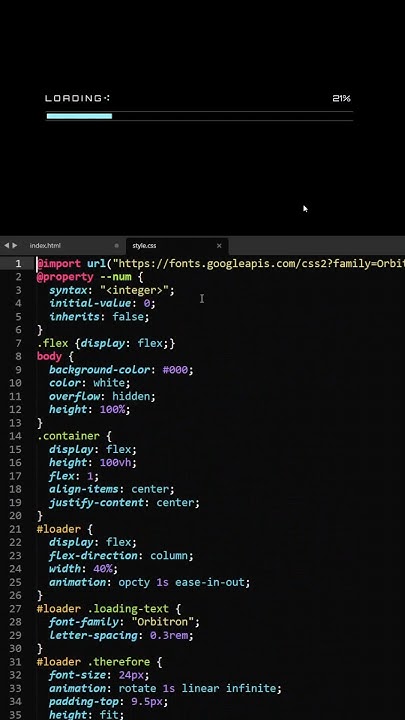 Animated Progress bar in css #progressbar #animation #laoder #webdesign ...