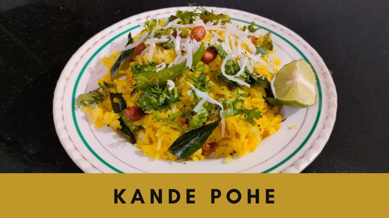 Kanda Pohe Recipe | Maharashtrian Kanda Poha | कांदे पोहे | Kanda ...