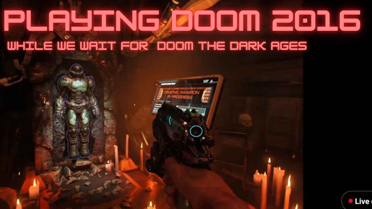 Playing Doom 2016 (while i wait for Doom the dark ages) - YouTube