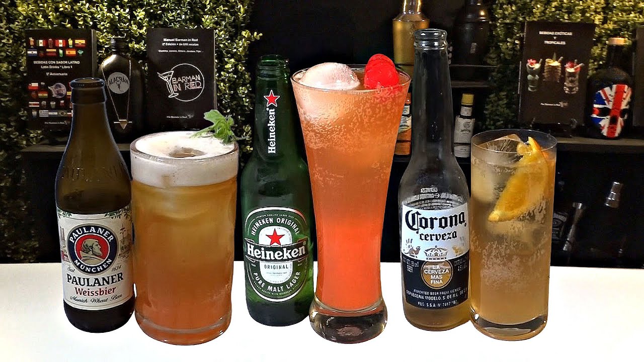 3 Bebidas con CERVEZA fáciles y sencillas de hacer en casa - YouTube