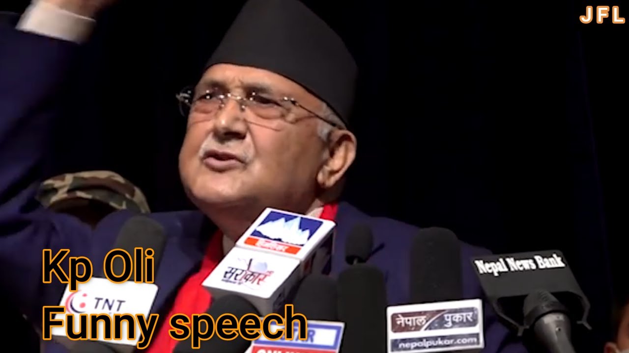 Kp Oli Latest Speech || Kp Oli Funny Speech - YouTube