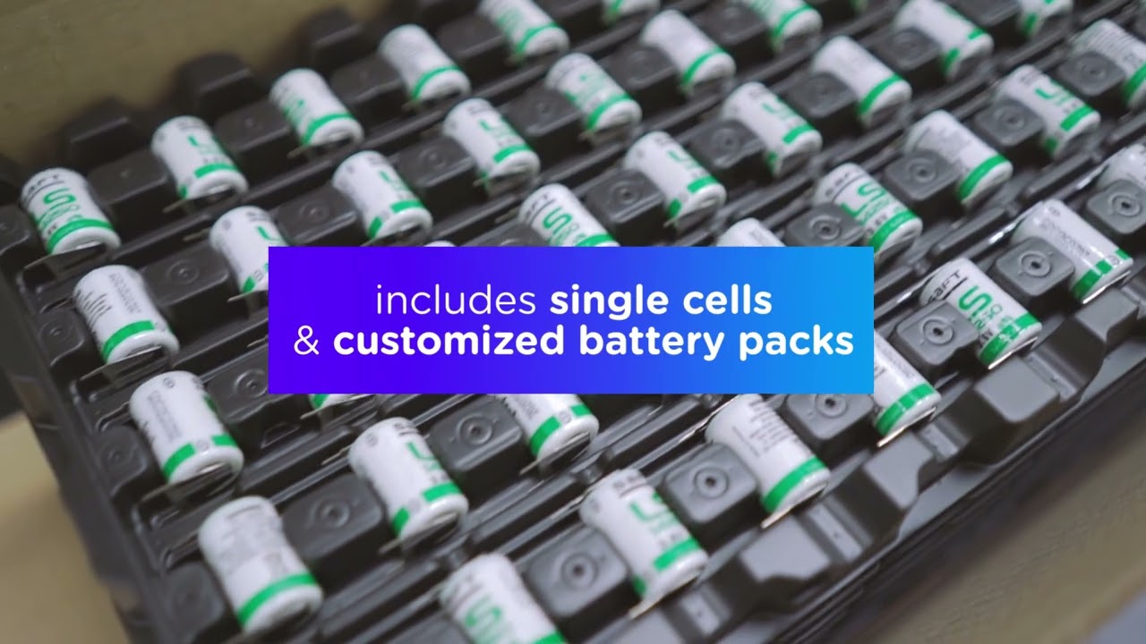 Powerful Saft batteries for the Internet of Things (IoT) - YouTube