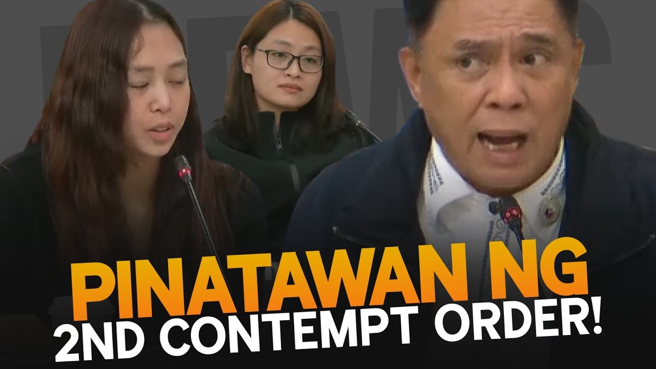 Pangalawang Contempt Order ipinataw kay Cassandra Li Ong dahil sa ...