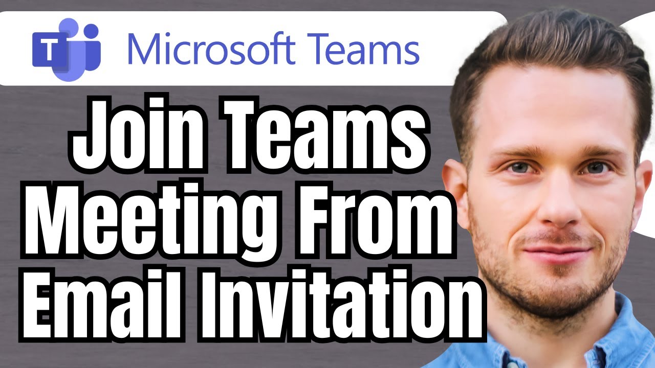 How To Join Microsoft Teams Meeting From Email Invitation - YouTube