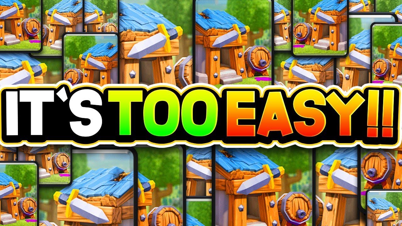 Pro Reveals EASIEST Deck in the Game! Barb Hut SPAM! - YouTube